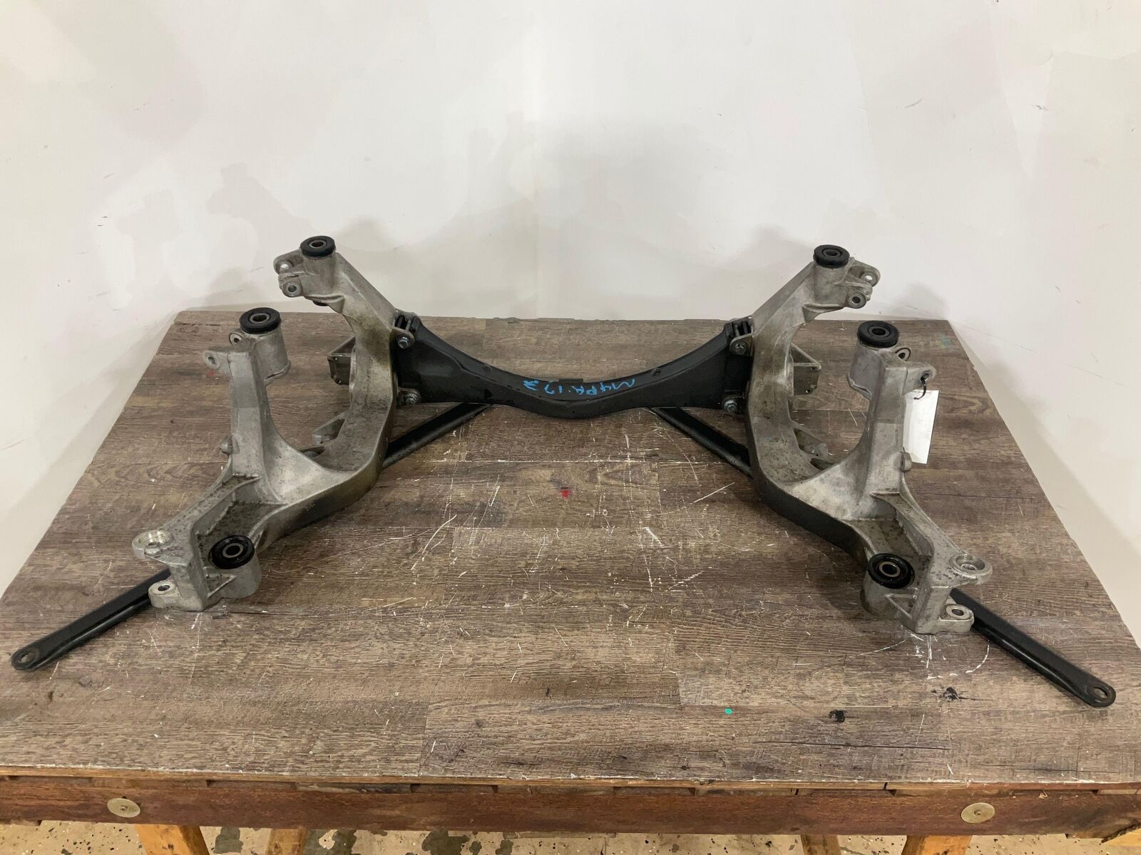 01-05 Porsche 996 911 Turbo Rear Subframe Undercarriage Crossmember - 3 Piece - J & J Auto Wrecking