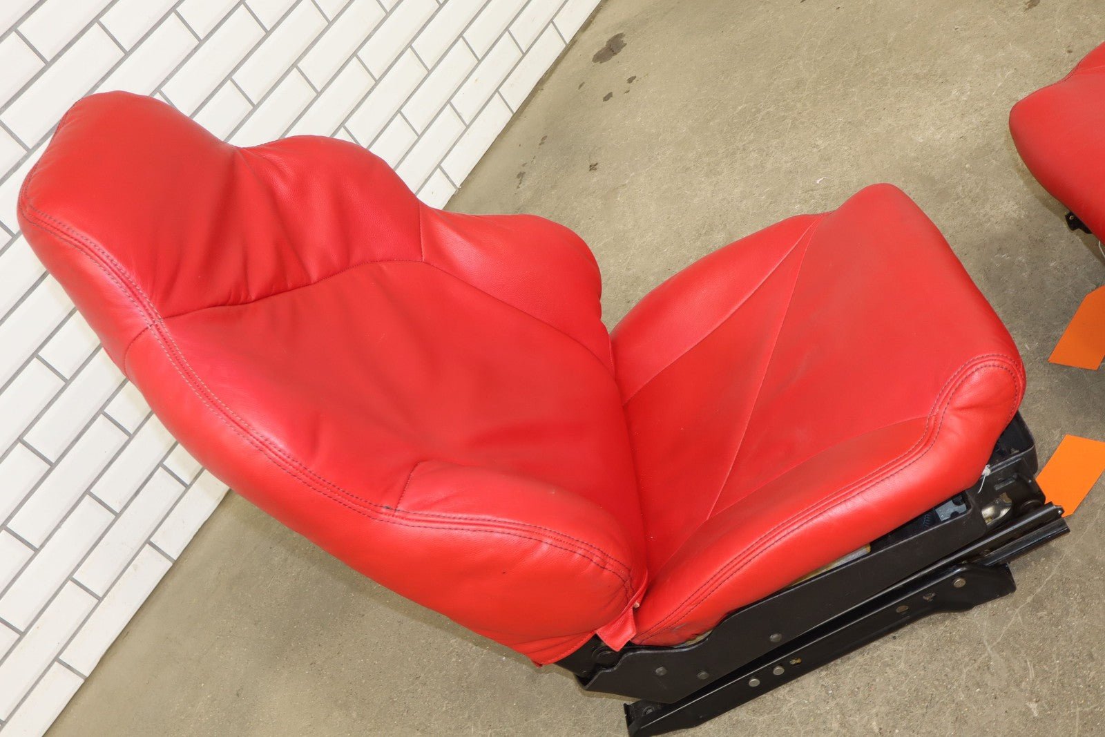 1995-1996 C4 Corvette Pair LH&RH Power Leather Bucket Seats *Torch Red ...
