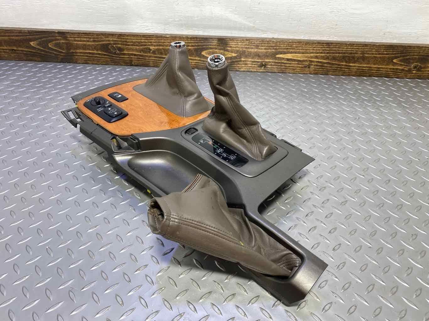 07-09 Lexus GX470 Upper Console Trim W/ 3 Boots & Suspension Switch ...