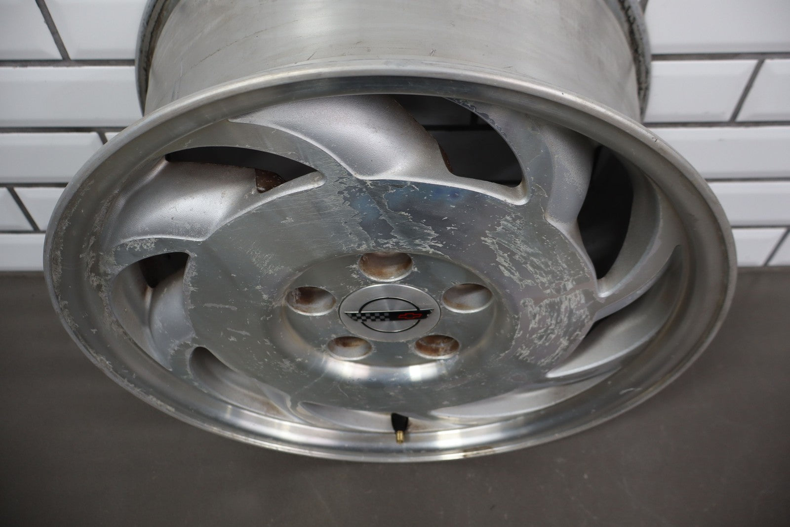 1991-1996 C4 Corvette Single (1) Right Front 17x8.5 Directional Blade ...