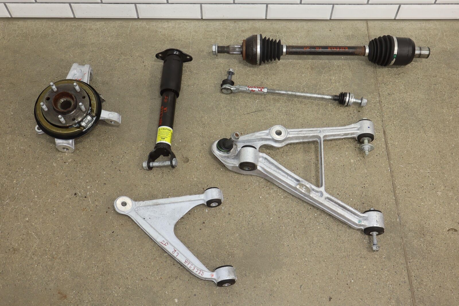 97-04 C5 Corvette Rear Left Driver Spindle Knuckle W/Control Arms Shock ...