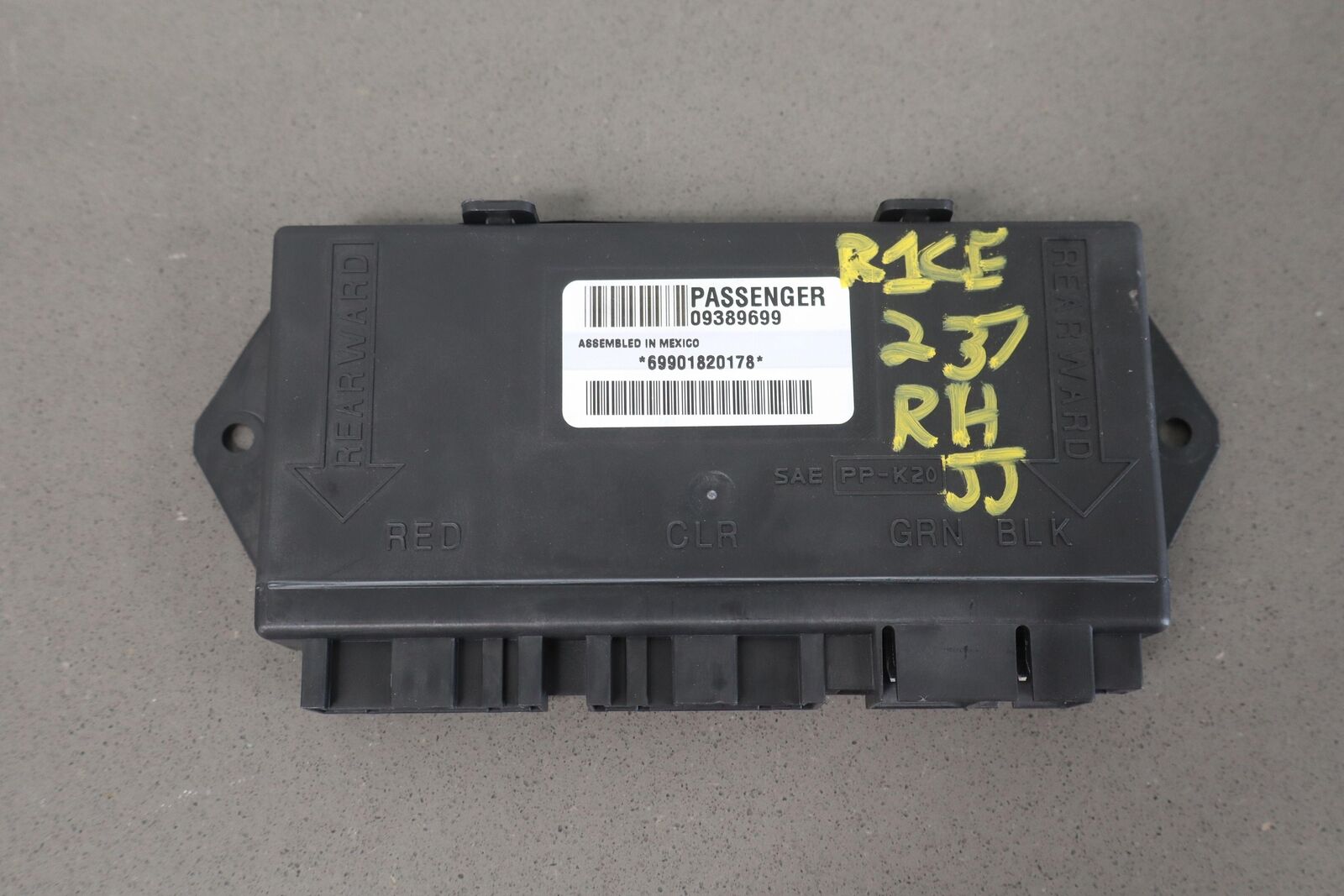 2000-2004 C5 Corvette Theft Locking Passenger Door Control Module OEM ...